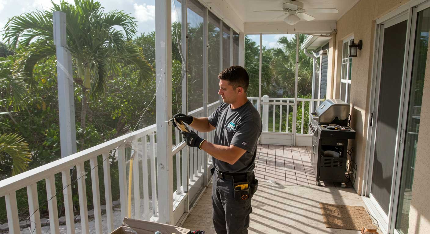 Screen Enclosures Repair in Miami - Palacios Screen & Enclosures